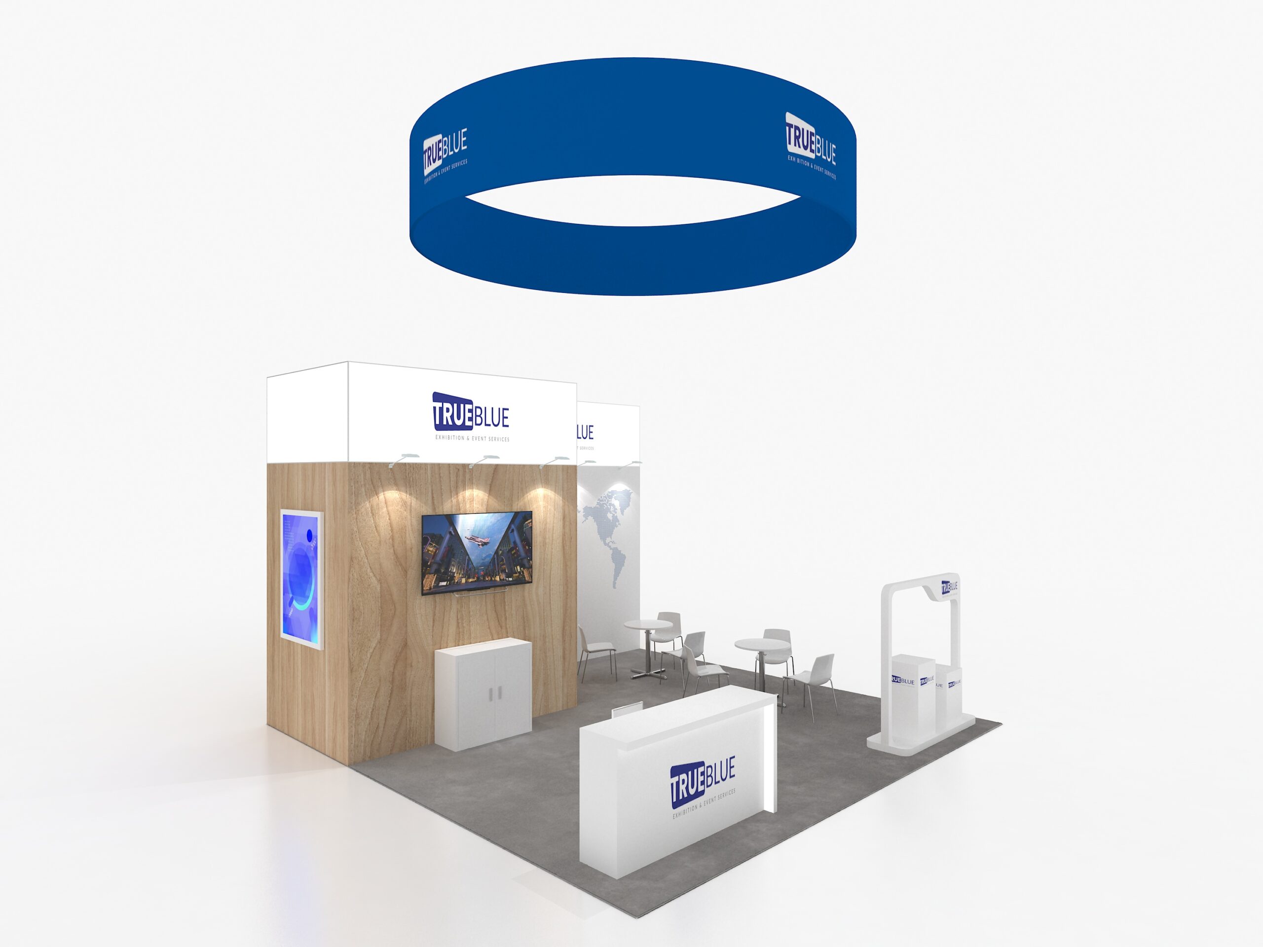 TCL CES Show Hanging LED Video Wall Las Vegas